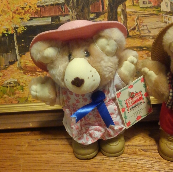 Furskins | Toys | Vintage Furskins Plush Bears Wendys 8s 986 | Poshmark